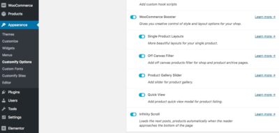 Customify Pro: WooCommerce Booster Settings – PressMaximum